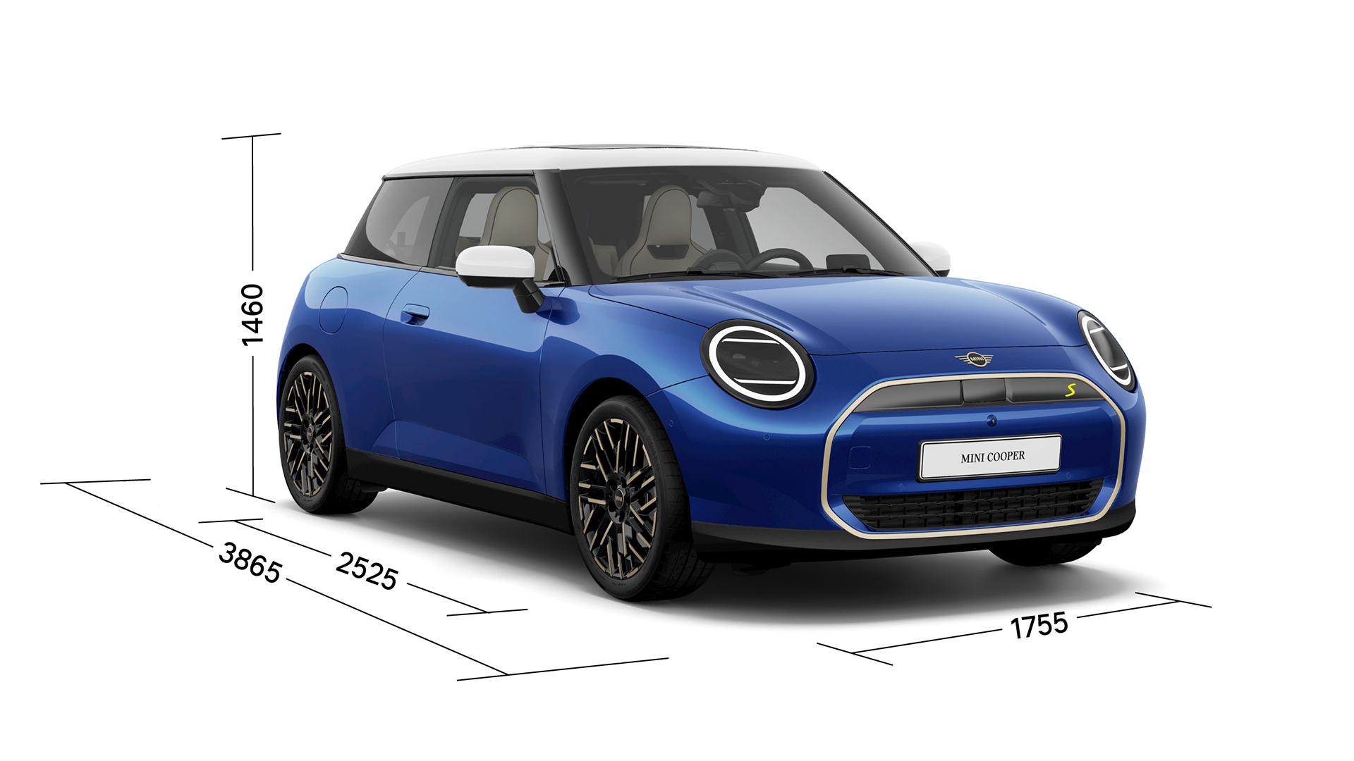 All-electric MINI Cooper - Dimensions